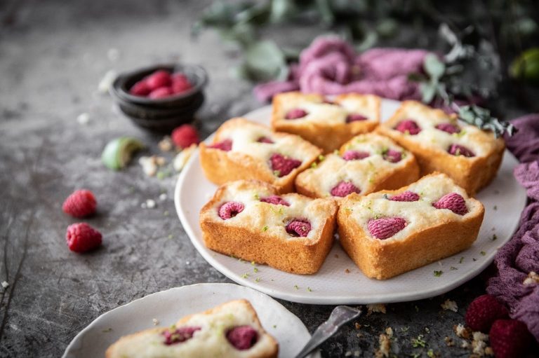 Fresh Berries » Raspberry Lime Friands